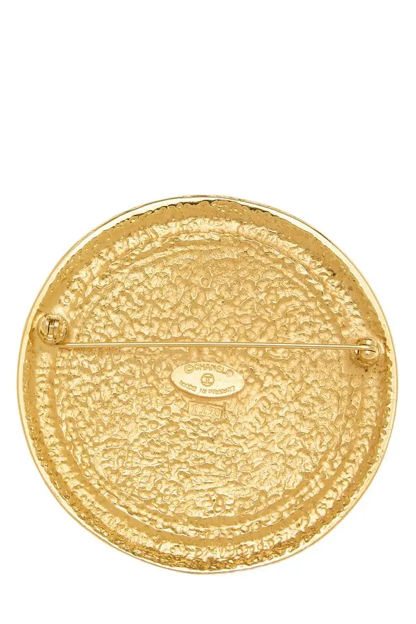 Chanel Cc Logo Brooch