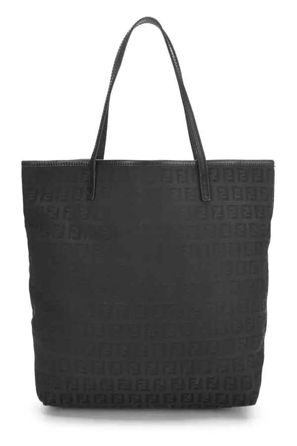 Fendi Zucchino Tote - Black