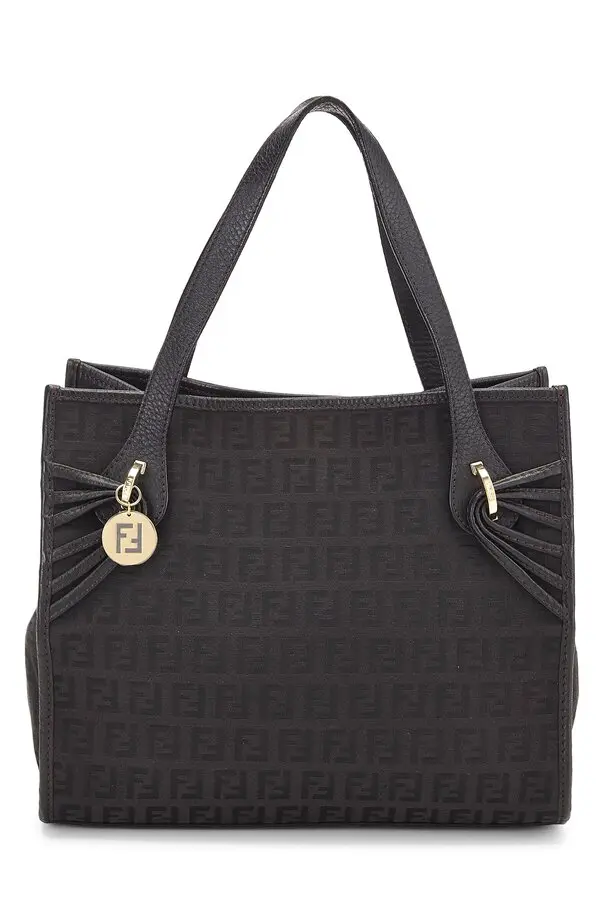 Fendi Zucchino Tote - Black