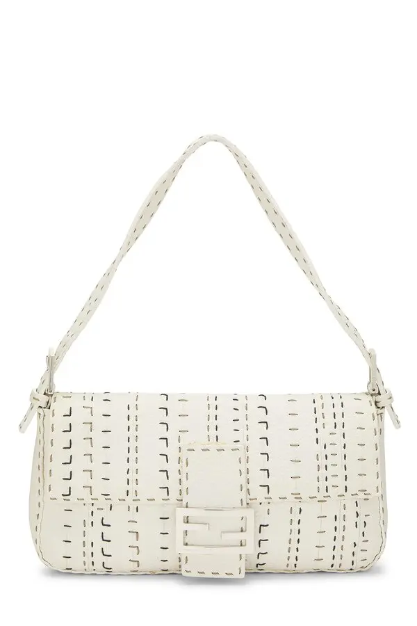 Fendi Selleria Baguette - White