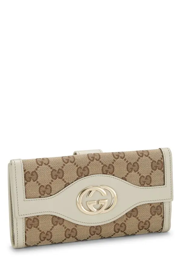 Gucci Original Gg Canvas Britt Continental Wallet