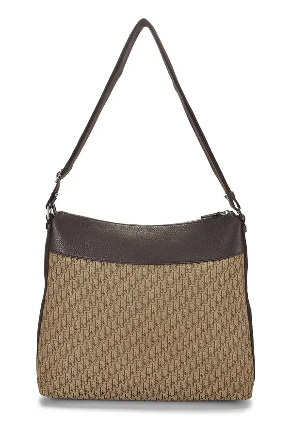 Dior Trotter Canvas Street Chic Messenger Bag - Brown