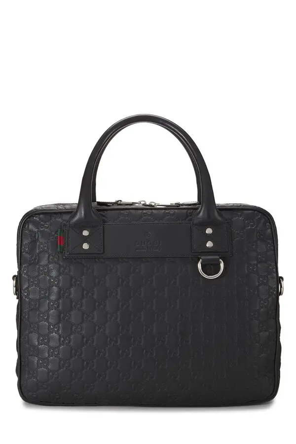 Gucci Rubberized Gg Briefcase