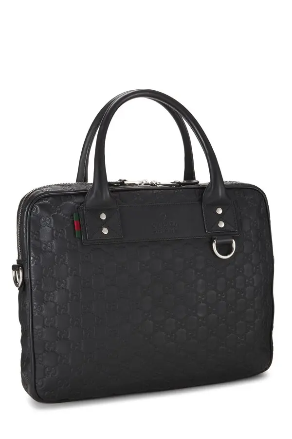 Gucci Rubberized Gg Briefcase