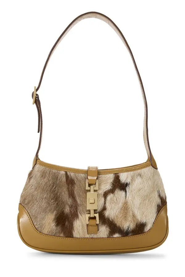 Gucci Jackie Ponyhair Shoulder Bag