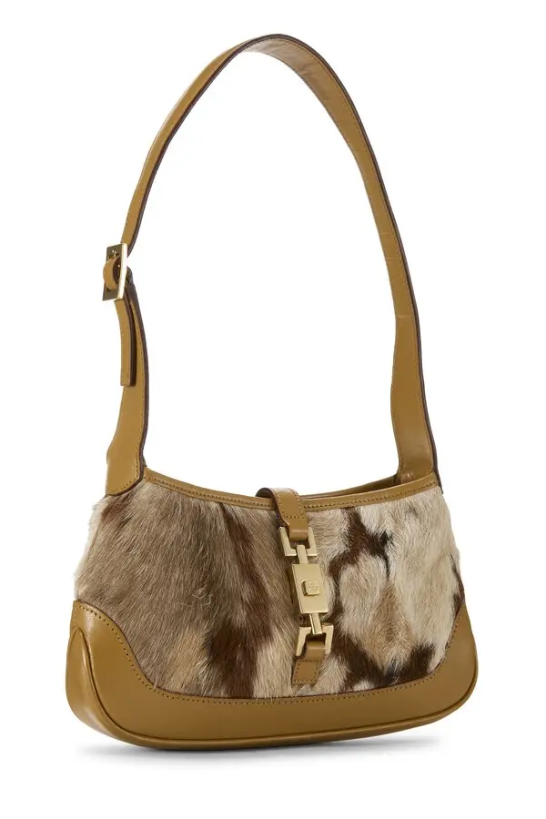 Gucci Jackie Ponyhair Shoulder Bag