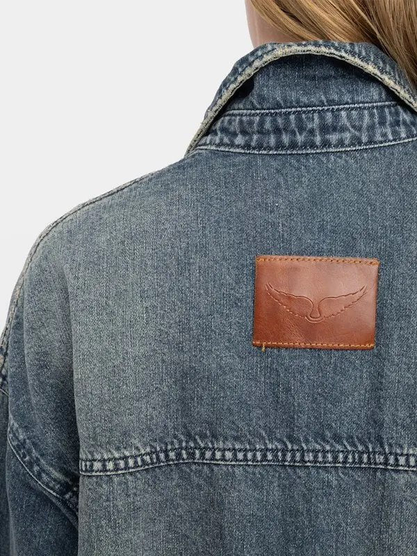 Zadig&Voltaire Timona Denim Shirt - Medium Blue