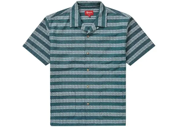 Supreme Key Stripe Short Sleeve Shirt