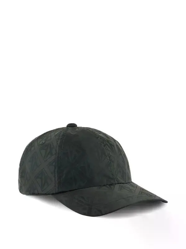 Armani Exchange Monogram-print Baseball Cap - Green