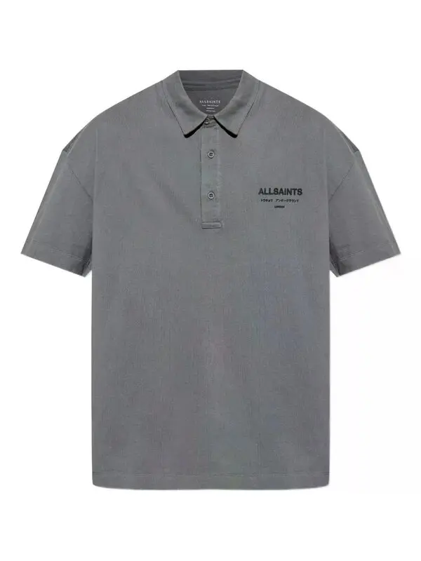 ALLSAINTS Xander Polo Shirt - Grey