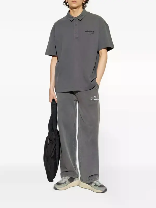 ALLSAINTS Xander Polo Shirt - Grey