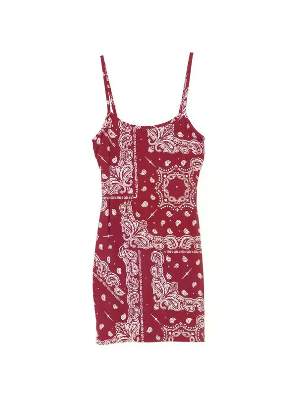 VENUJA Paisley Print Mini Dress