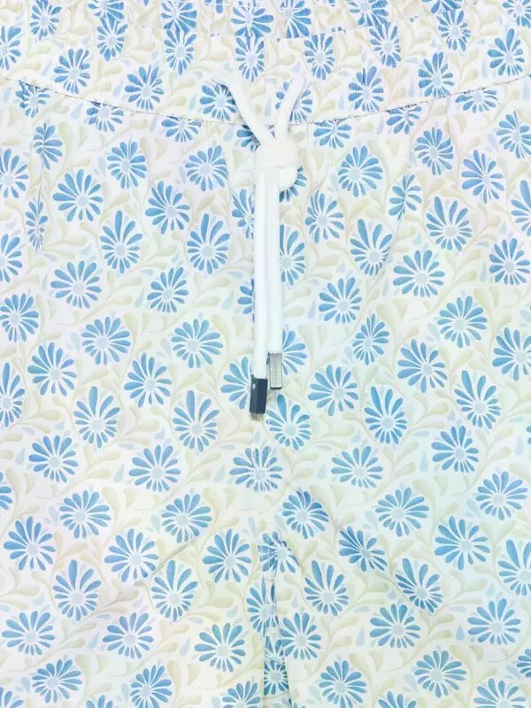 Fedeli Madeira Floral-print Swim Shorts - Neutrals