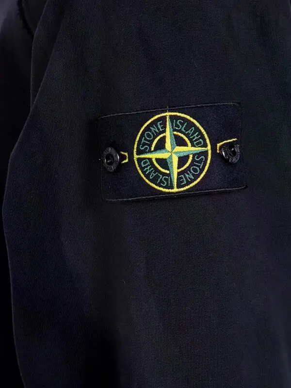 Stone Island Crew-neck Sweatshirt With Logo Patch