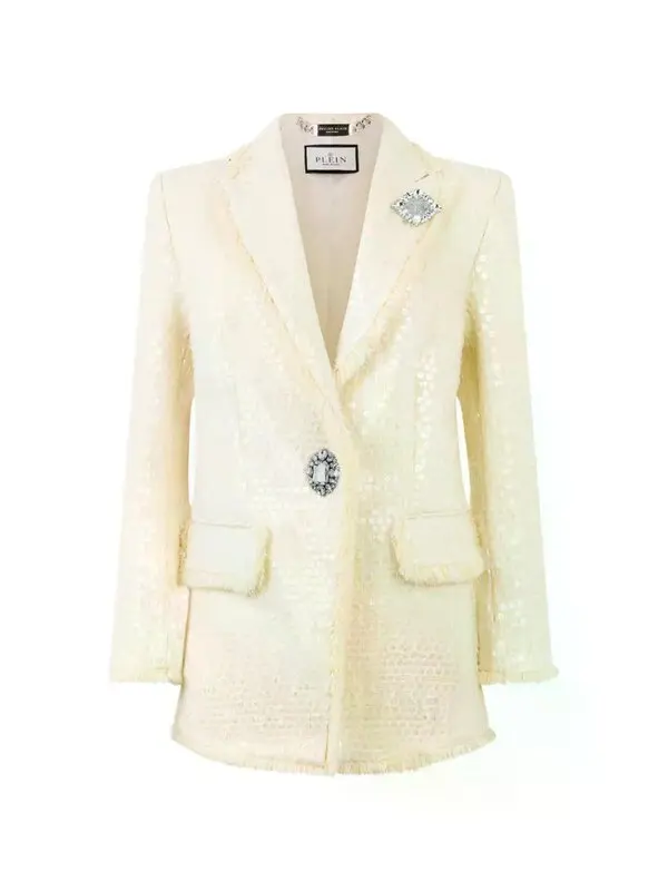Philipp Plein Paillettes Tweed Blazer