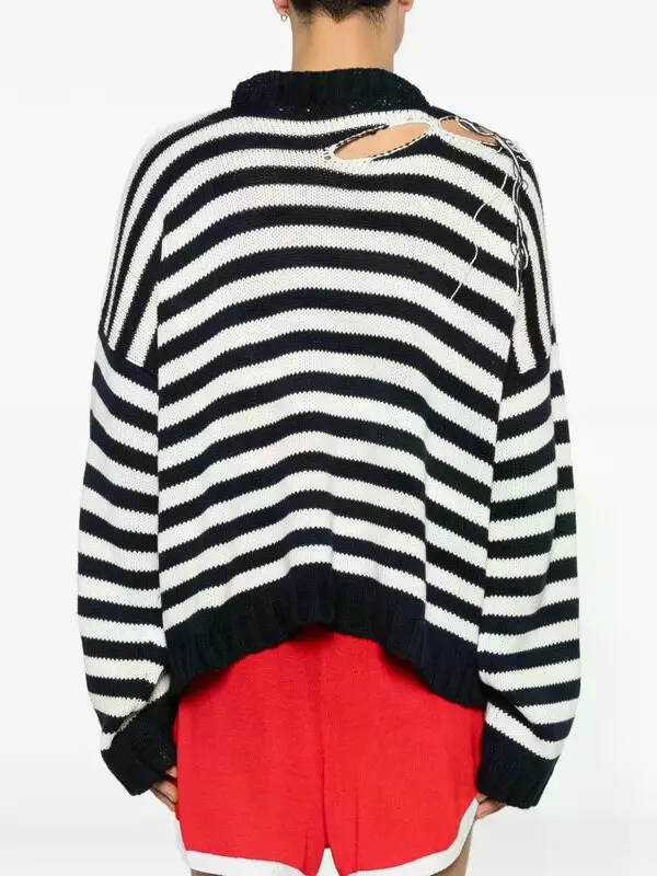CHARLES JEFFREY Striped Sweater