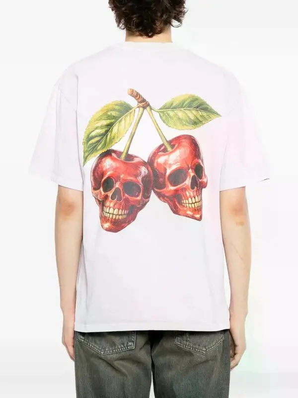 MELT Skull Printed T-shirt - Pink