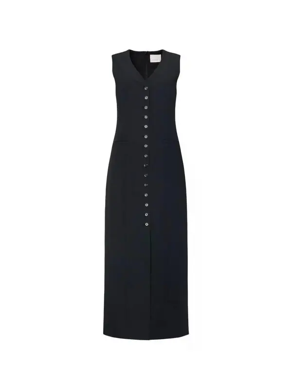 Cinq À Sept Kallen Buttoned Dress - Blue