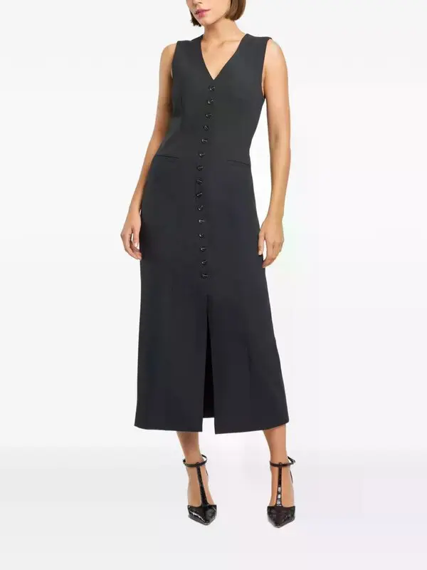 Cinq À Sept Kallen Buttoned Dress - Blue