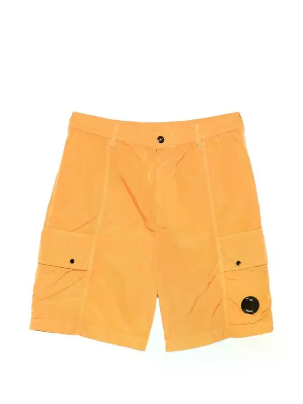 C.P. COMPANY Chrome-r Lens Boxy Cargo Shorts - Orange