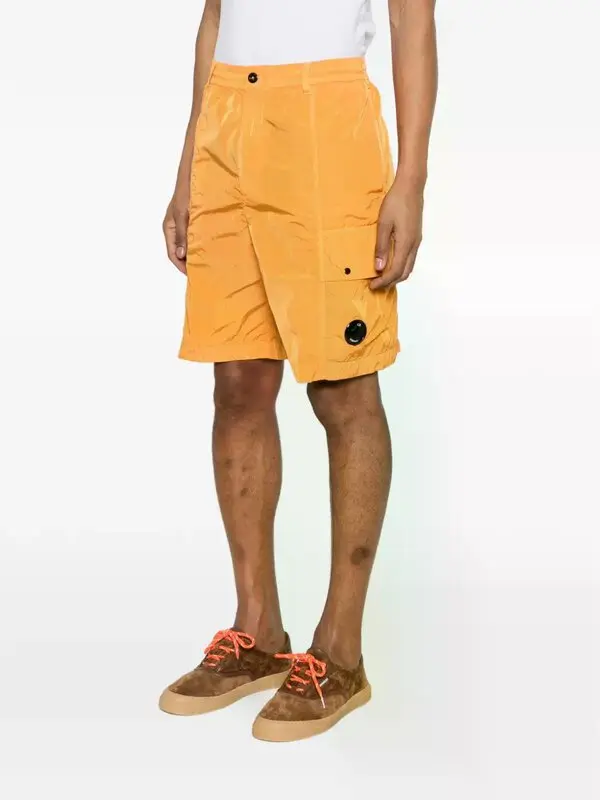 C.P. COMPANY Chrome-r Lens Boxy Cargo Shorts - Orange
