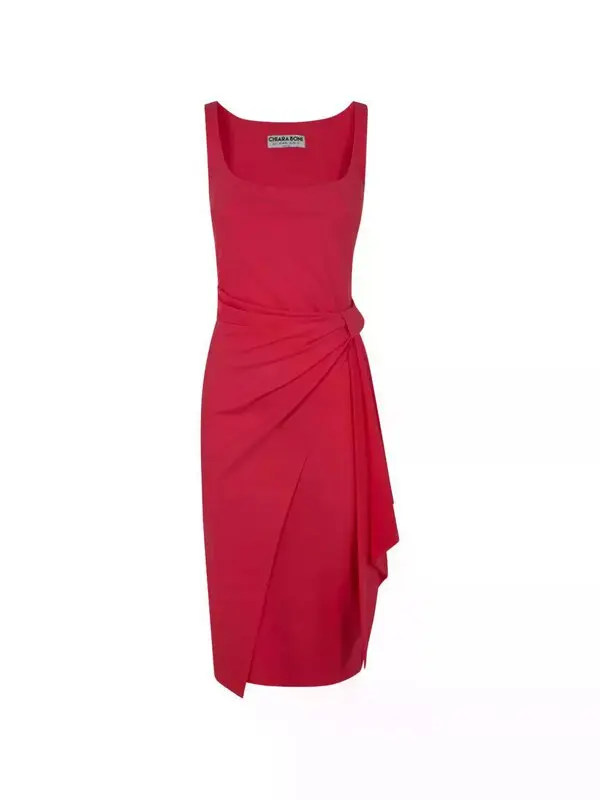 Chiara Boni La Petite Robe Draped Sleeveless Dress