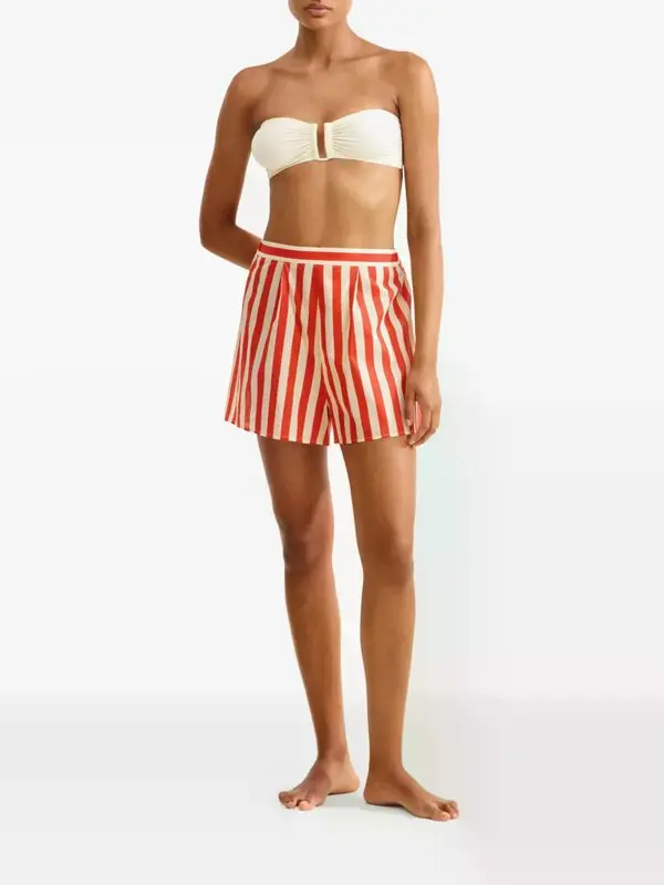 ERES Striped Shorts - Red
