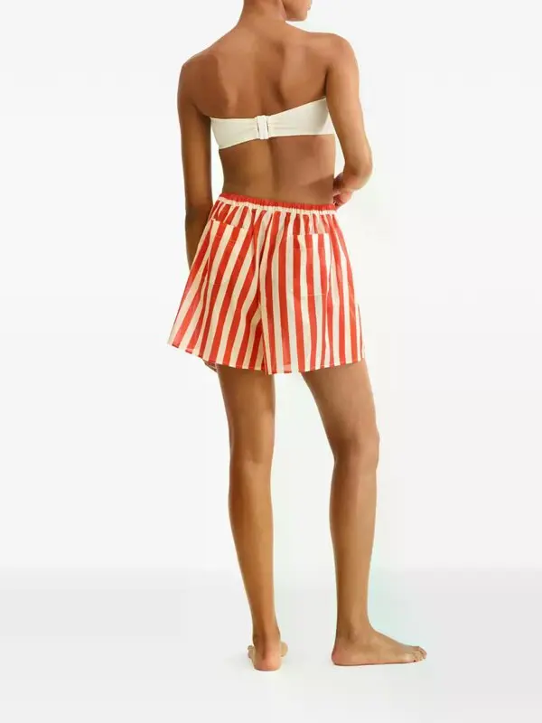 ERES Striped Shorts - Red