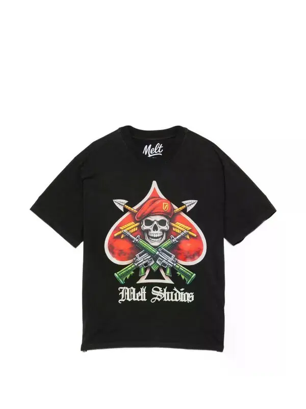 MELT Skull Graphic T-shirt