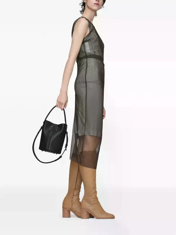 MAISON MARGIELA Sheer Midi Dress - Grey