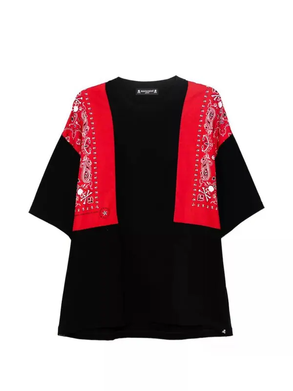 MASTERMIND WORLD Bandana-print T-shirt - Black