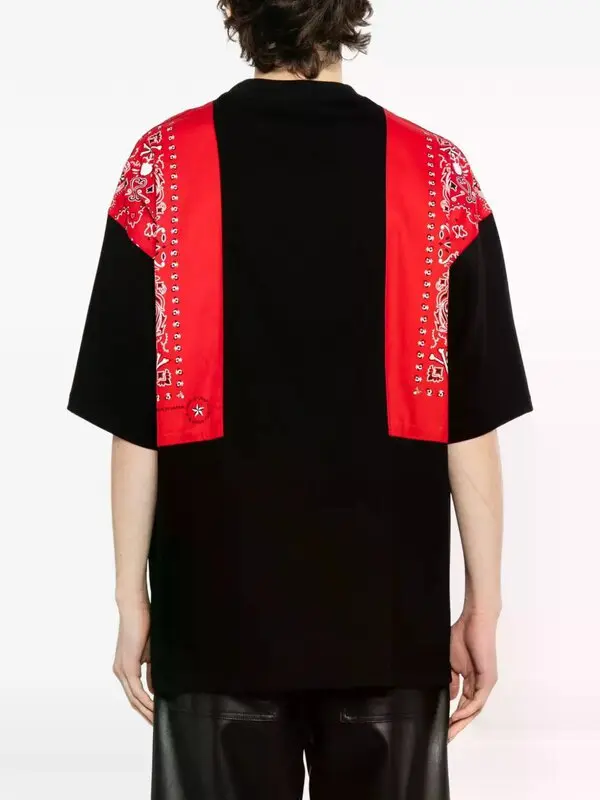 MASTERMIND WORLD Bandana-print T-shirt - Black