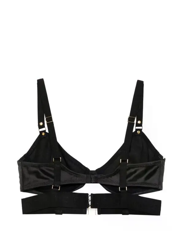 Elisabetta Franchi Adjustable-straps Bra - Black
