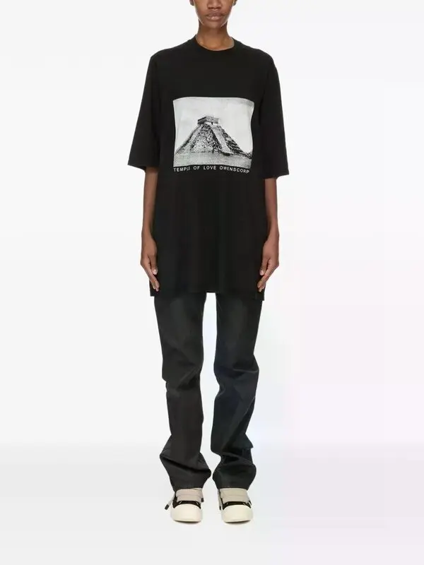 Rick Owens Graphic-print Oversized T-shirt