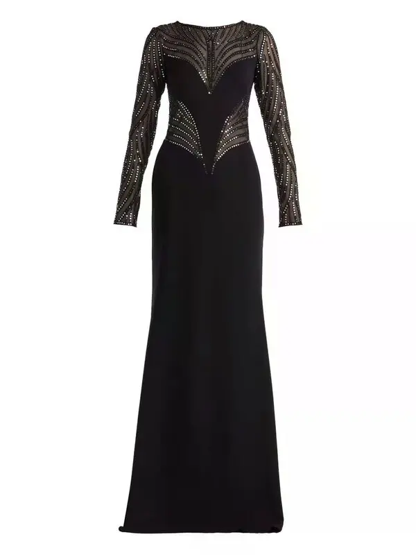 Tadashi Shoji Sequin-embellished Maxi Dress - Black