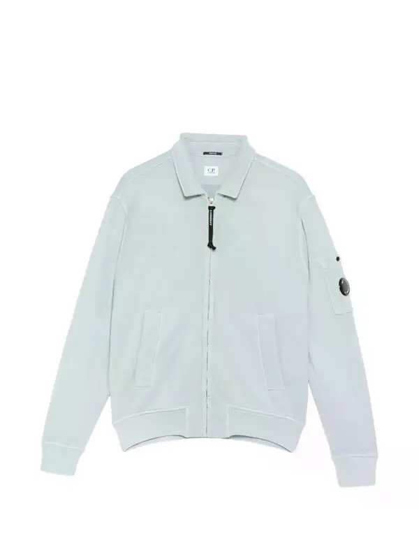 C.P. COMPANY Diagonal Fleece Sweatshirt - Blue