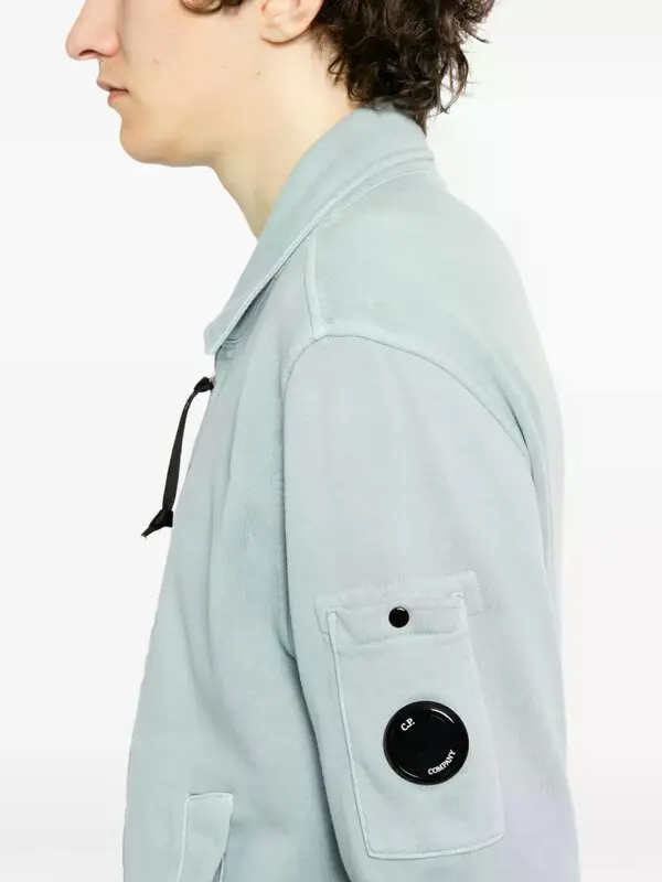 C.P. COMPANY Diagonal Fleece Sweatshirt - Blue