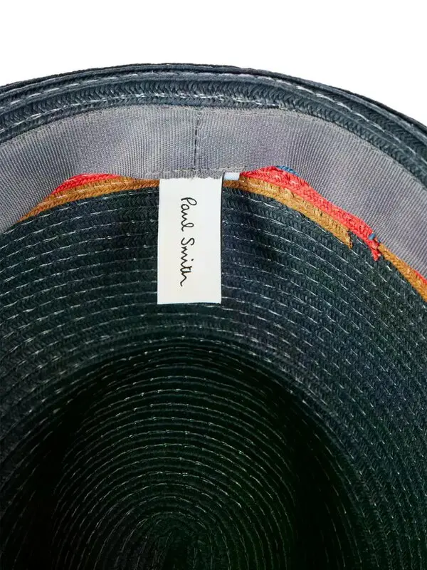 Paul Smith Striped Trim Hat - Blue