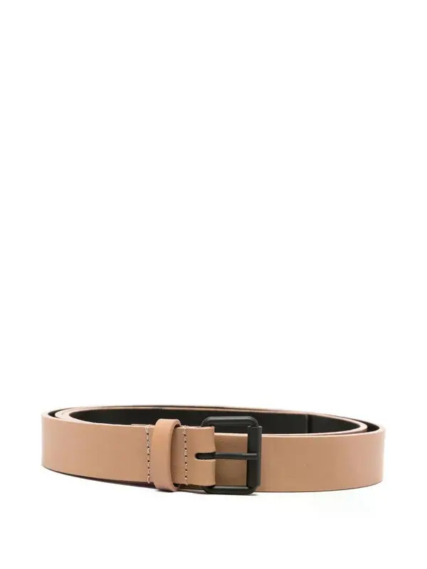 Sofie D'hoore Leather Buckle Belt - Neutrals