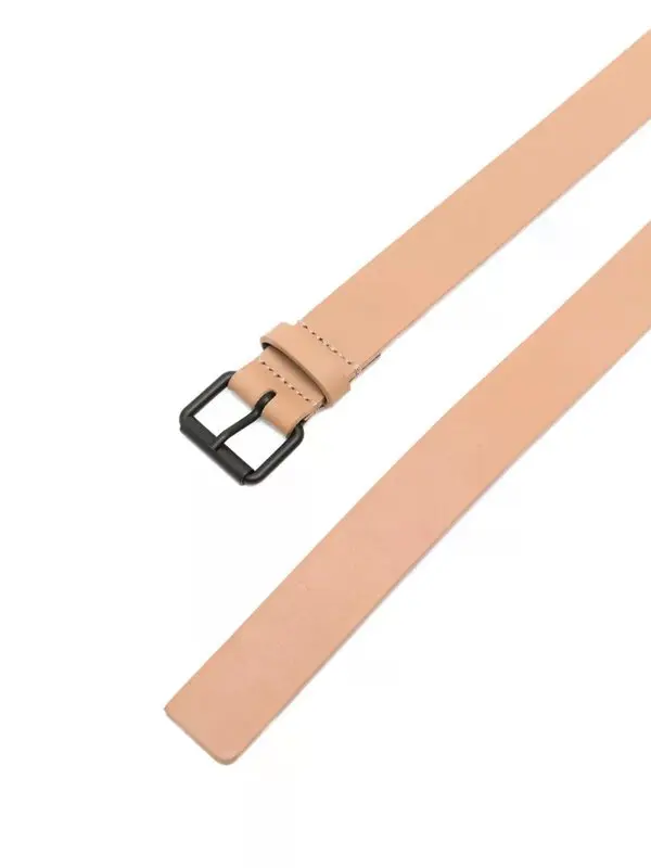 Sofie D'hoore Leather Buckle Belt - Neutrals