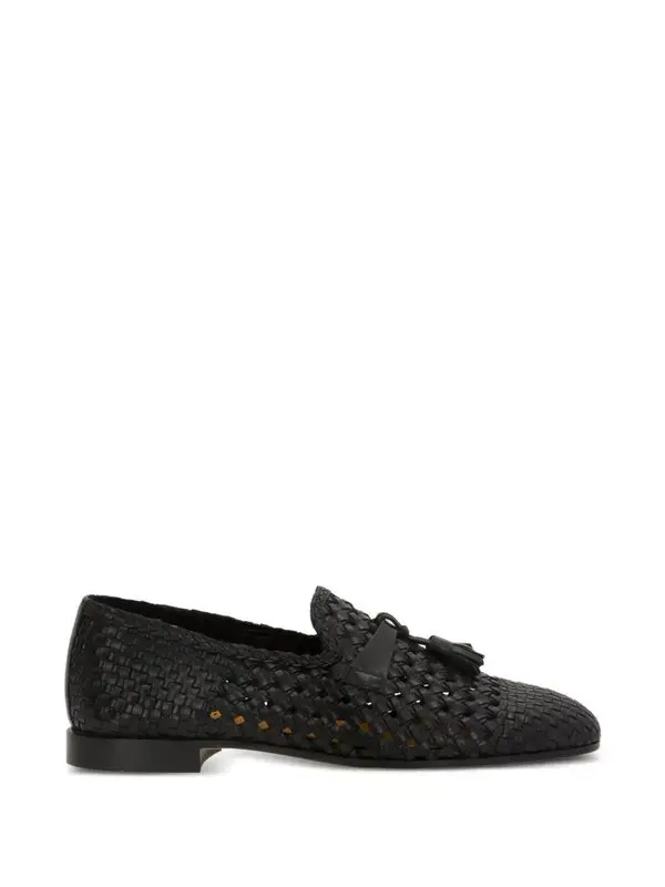 DOUCAL'S Leather Loafers - Black