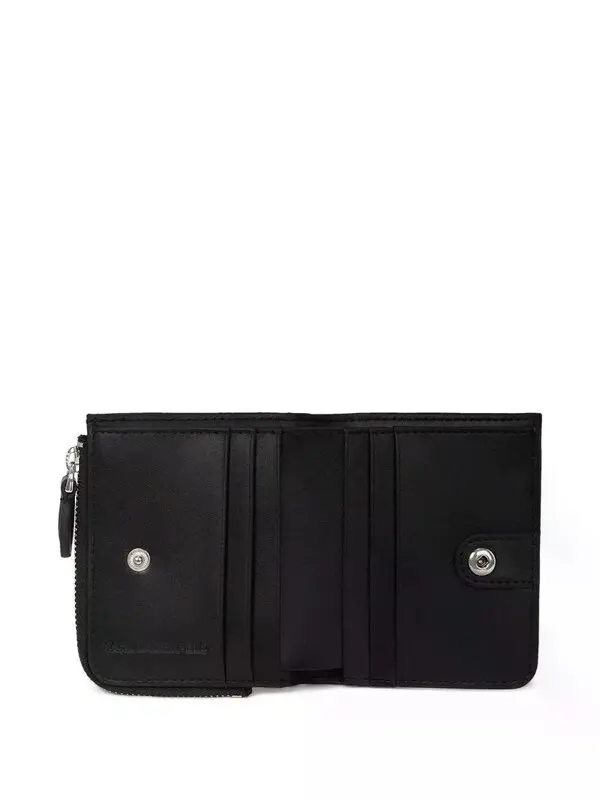 Karl Lagerfeld Ikon Pin Zip Wallet - Black