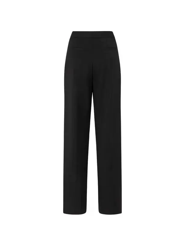 Elisabetta Franchi Pleated Trousers - Black
