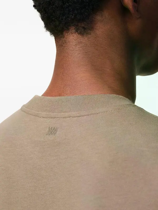 AMI Paris Cotton Embossed De Coeur T-shirt