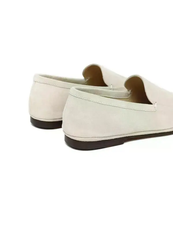LEMAIRE Slip-on Suede Loafers - Neutrals