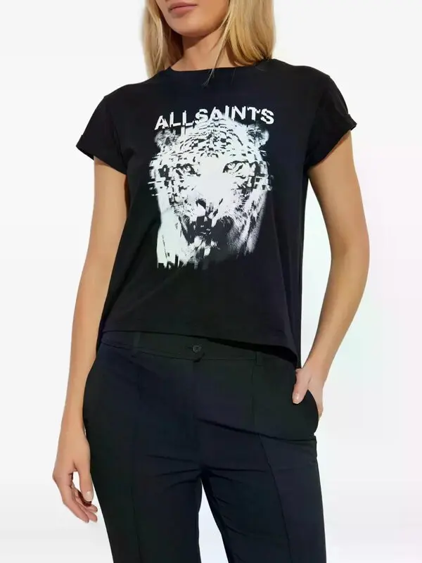 ALLSAINTS Anna" Tiger Print T-shirt
