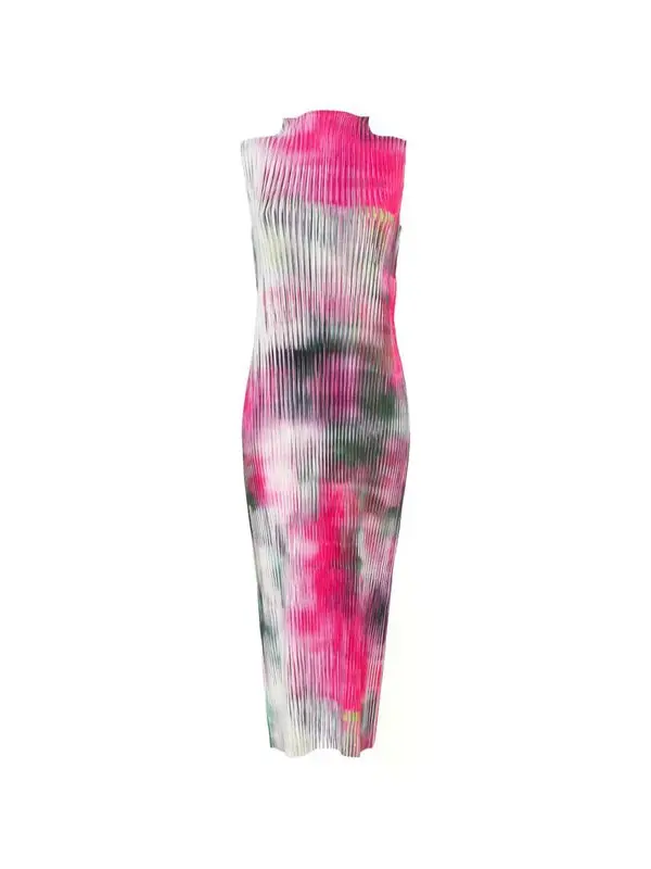 Issey Miyake Pleated Midi Dress