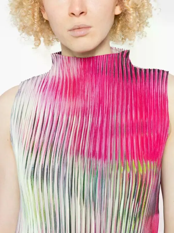 Issey Miyake Pleated Midi Dress