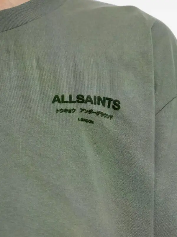 ALLSAINTS Xander Flocked-logo T-shirt