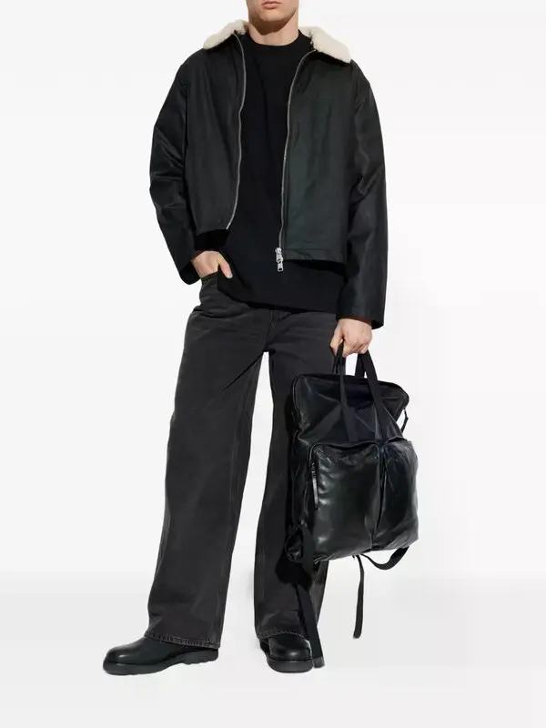 ALLSAINTS Xander Flocked-logo T-shirt - Black